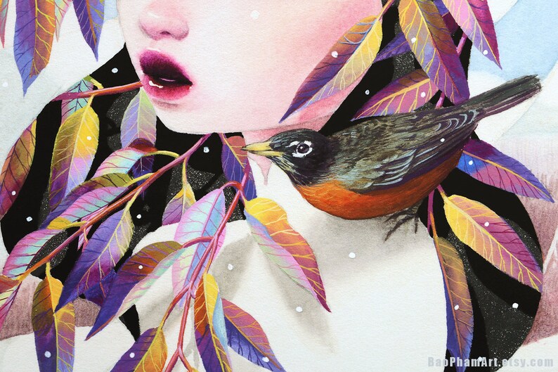 Ash and Robin Limited Edition Art Print - Etsy