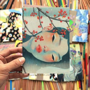 Postcard Set - Colored Pencil Collection - Etsy