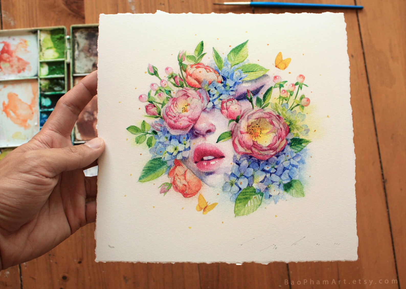 Spring Clusters - Limited Edition Print - Etsy