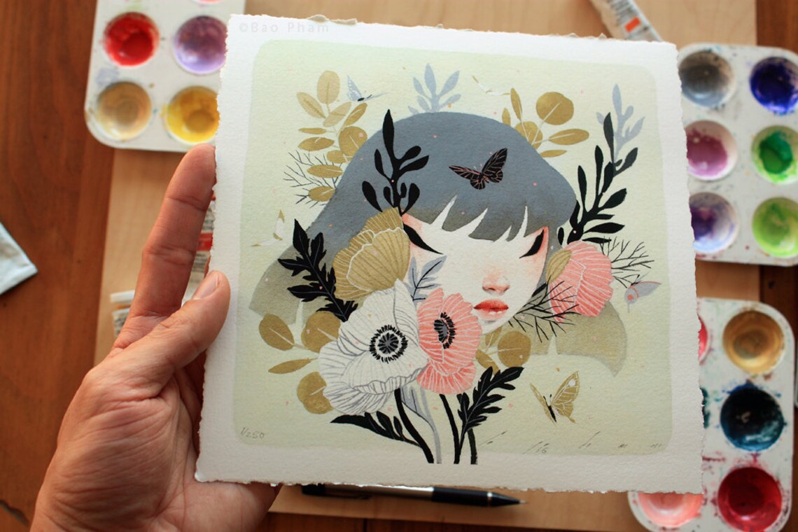 Poppy Love Limited Edition Print - Etsy