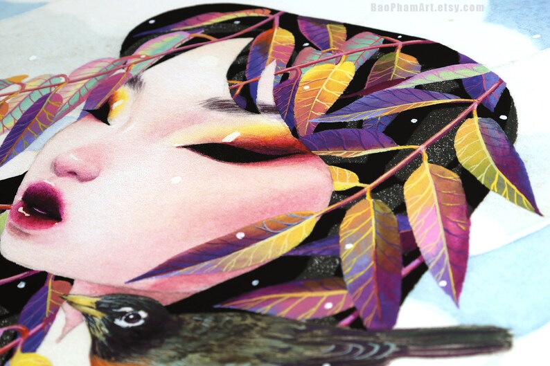 Ash and Robin Limited Edition Art Print - Etsy