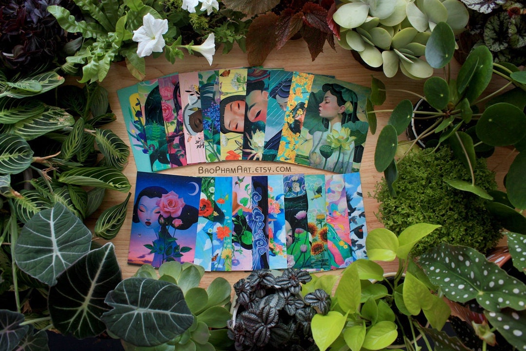 Postcard Set - Acrylic Painting Collection - Etsy