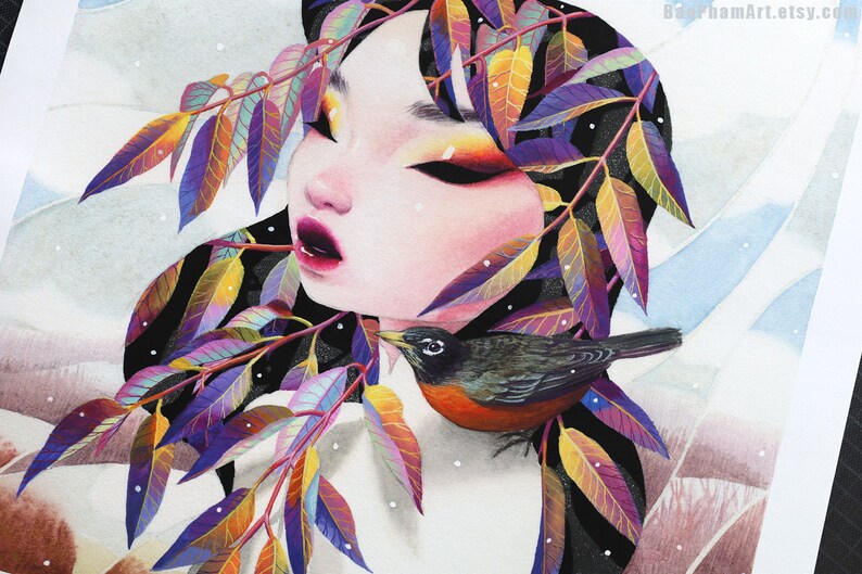 Ash and Robin Limited Edition Art Print - Etsy