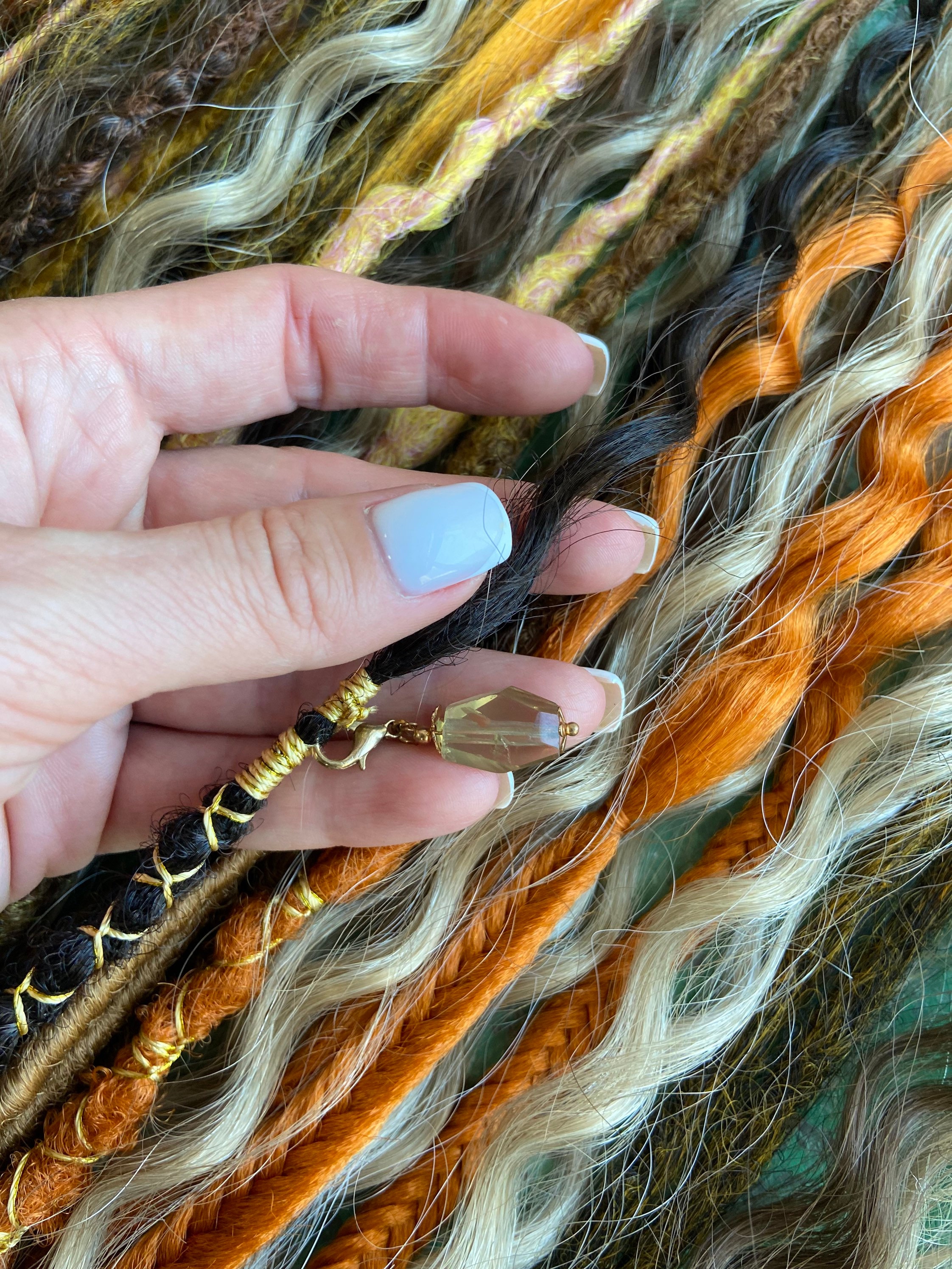 Synthetic Dreadlocks. Viking Red Mix Set. Ginger Wavy Dreadlocks - Etsy