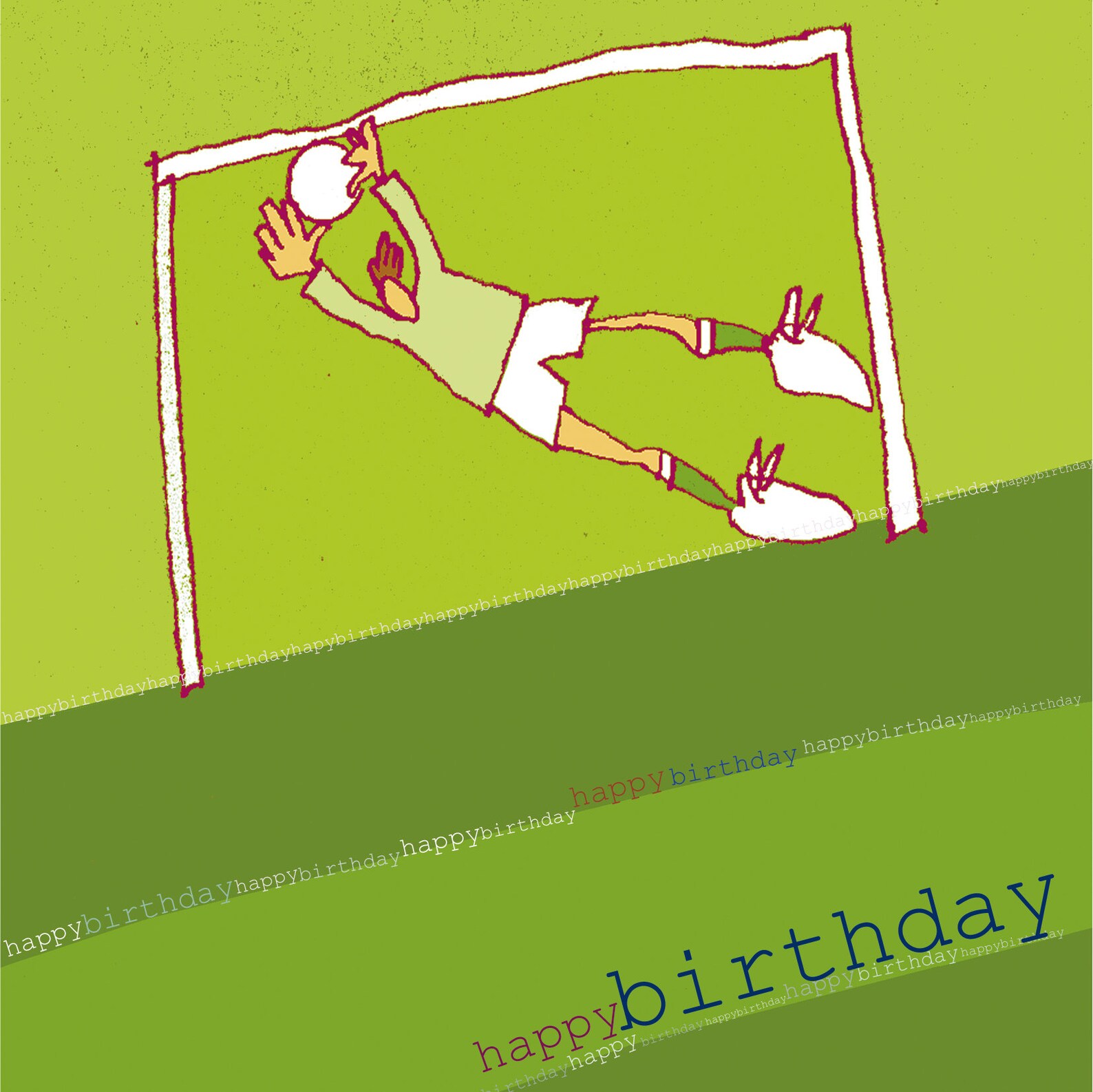 Goalkeeper Football Greetings Card - Etsy