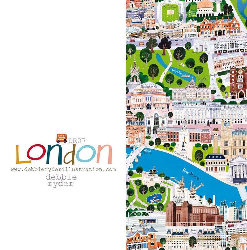 London - Greetings Card - Etsy UK