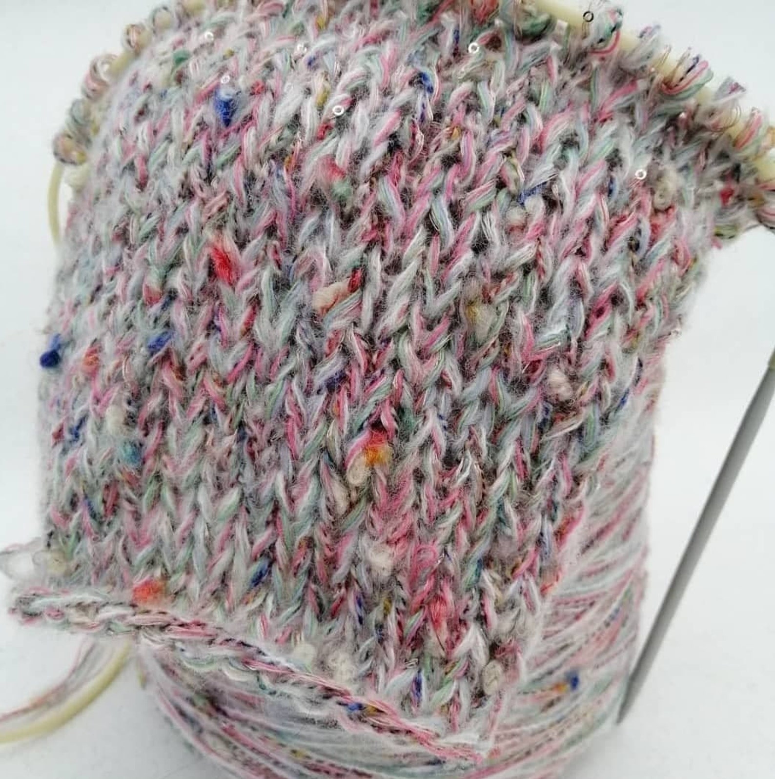 Boucle Kid Mohair Merino Wool Sequin Yarn per 100g, Blend Art Mohair ...