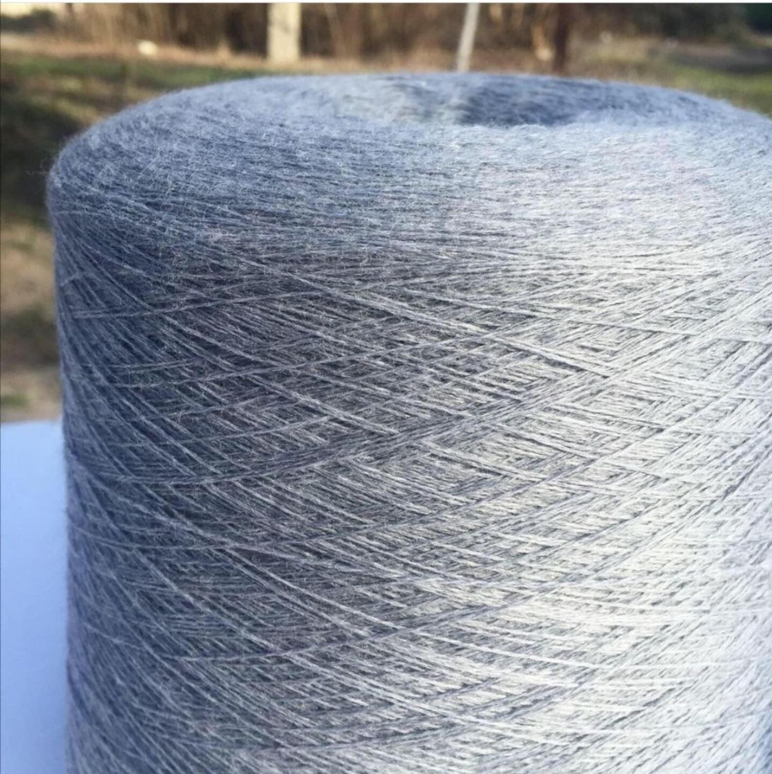 100% Merino Wool Extrafine Yarn on Cone, per 100g/3,52oz Italian Wool ...