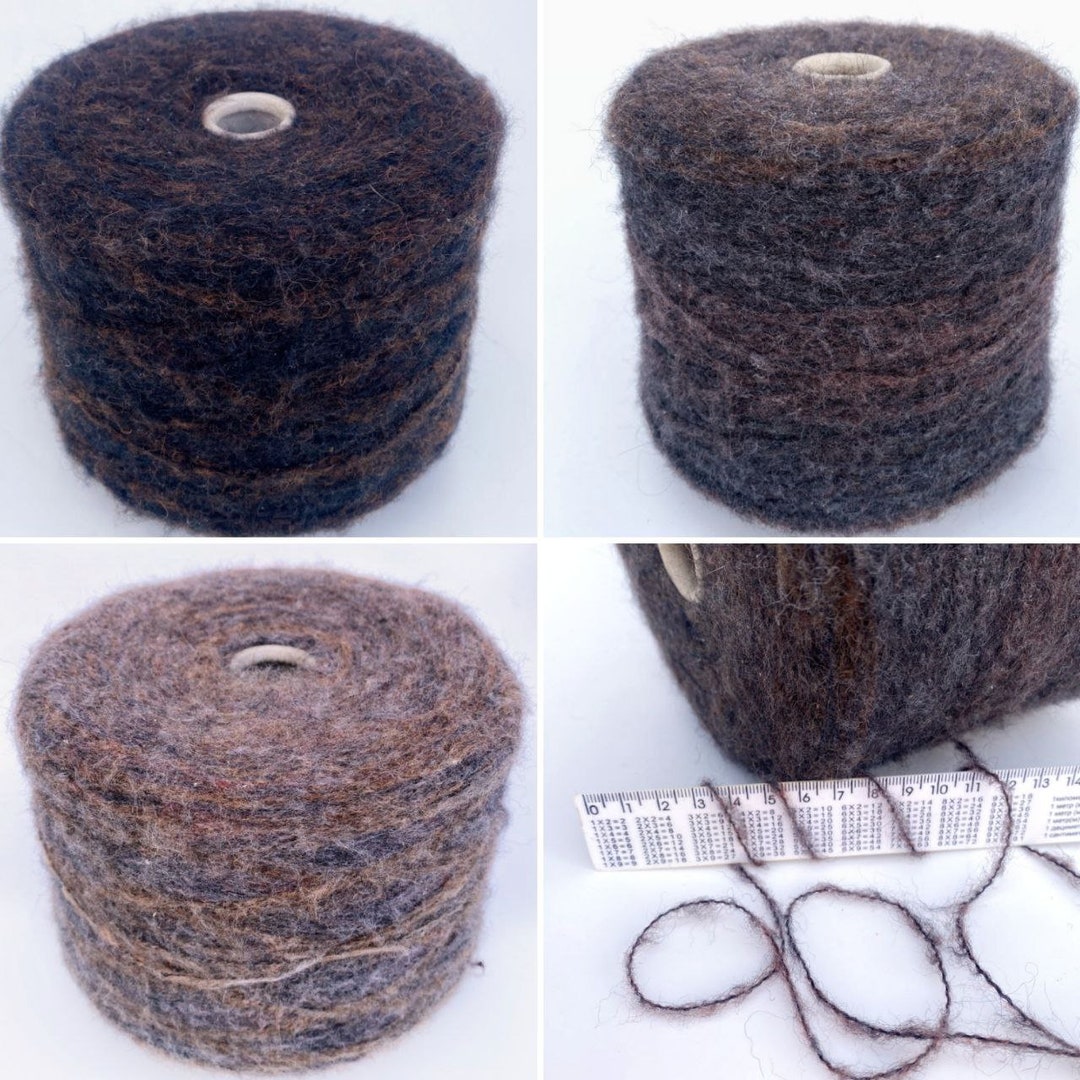 Sectional Dyed Baby Alpaca Yarn Cone per 400g/0.88lb Knitting Crafts ...