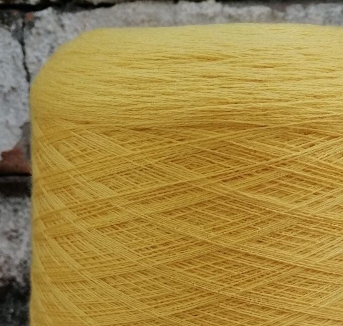 100% Merino Wool Extrafine Yarn on Cone, per 100g/3,52oz Italian Wool ...