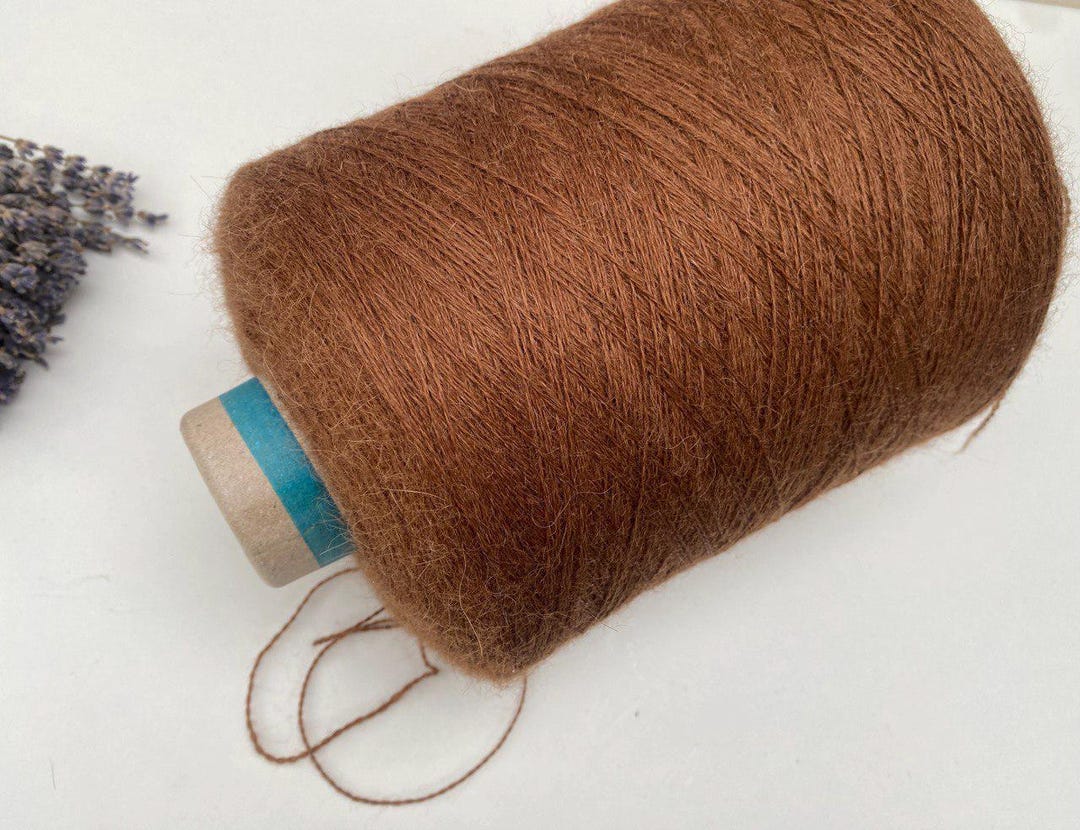 Brown Alpaca / Merino Yarn 50/50%, PAMPAS, 100 G/ 700 M, Nm 2/14, Yarn ...