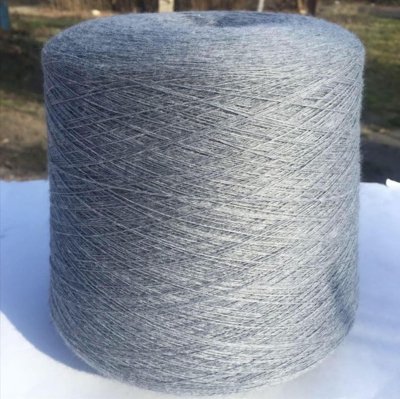 100% Merino Wool Extrafine Yarn on Cone, per 100g/3,52oz Italian Wool ...