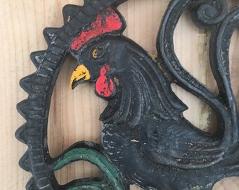 Rooster trivet | Etsy