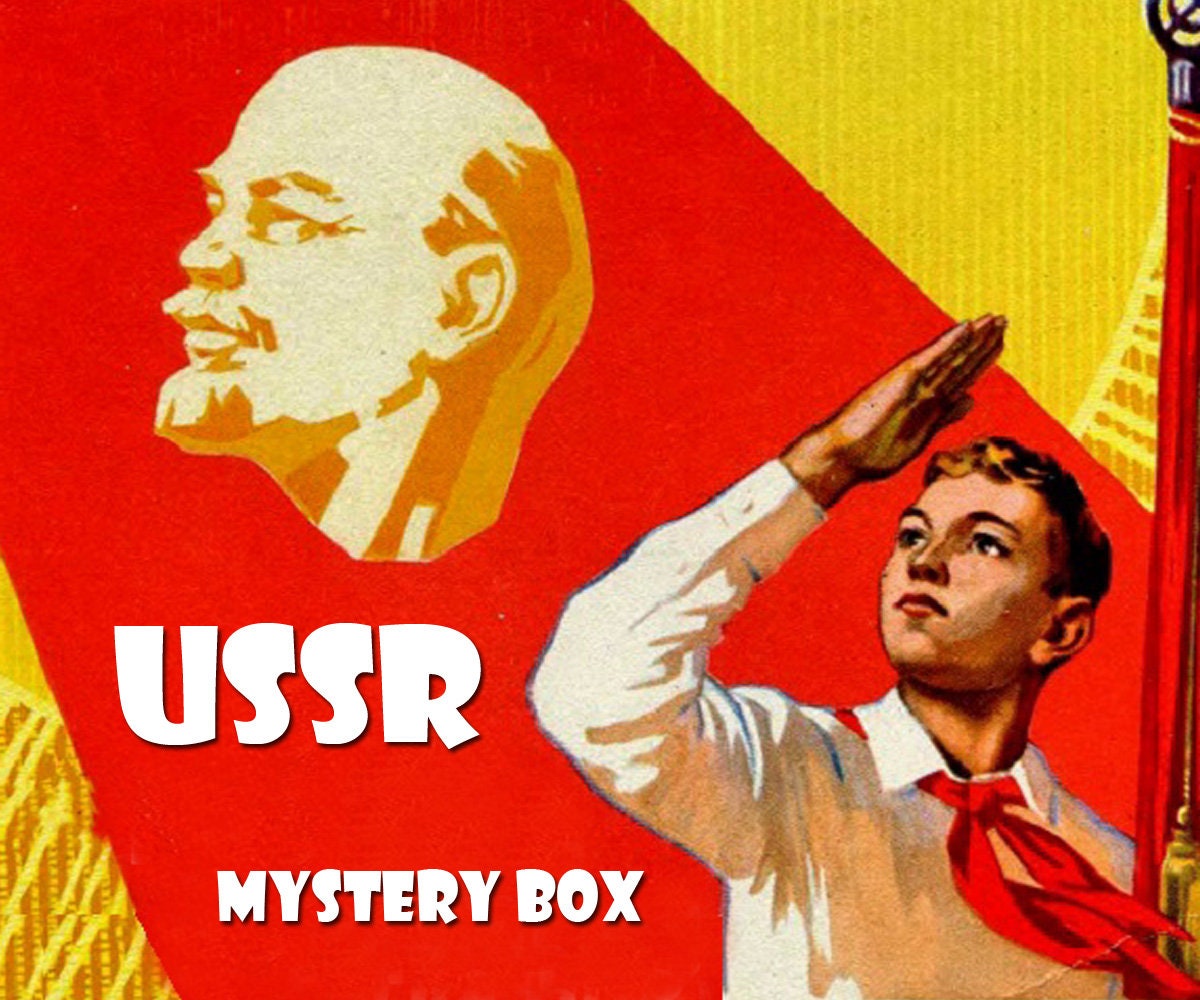 Soviet Mystery Box - USSR Propaganda Postcards, Pins, Toys & Vintage ...