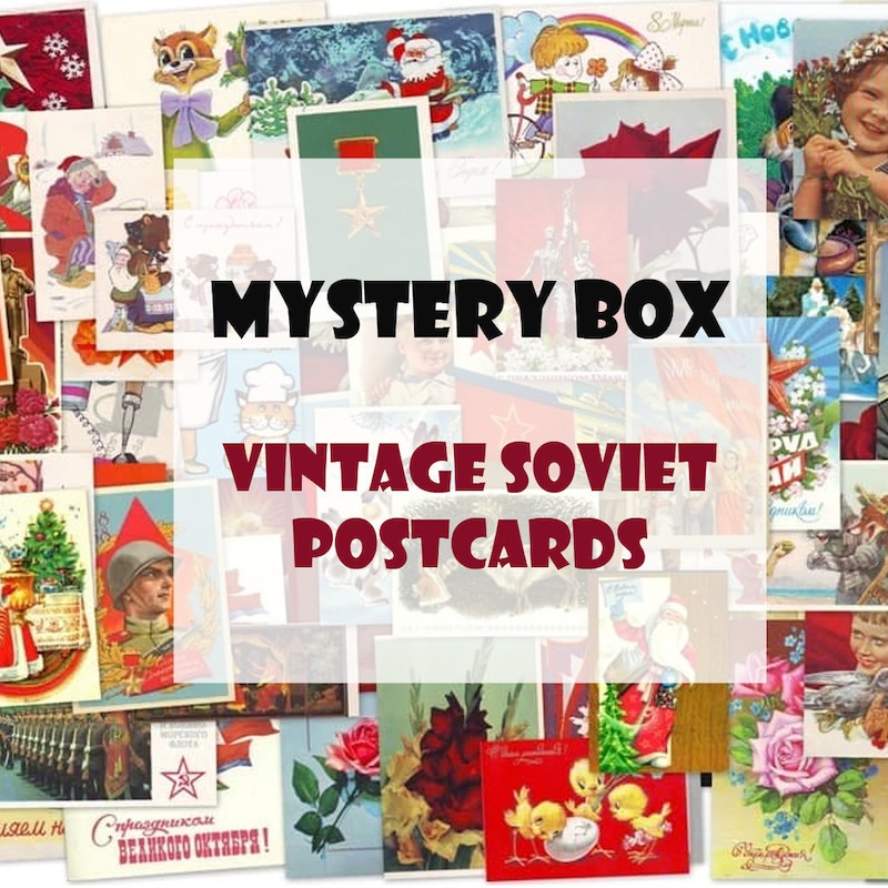 Russian Postcard - Etsy