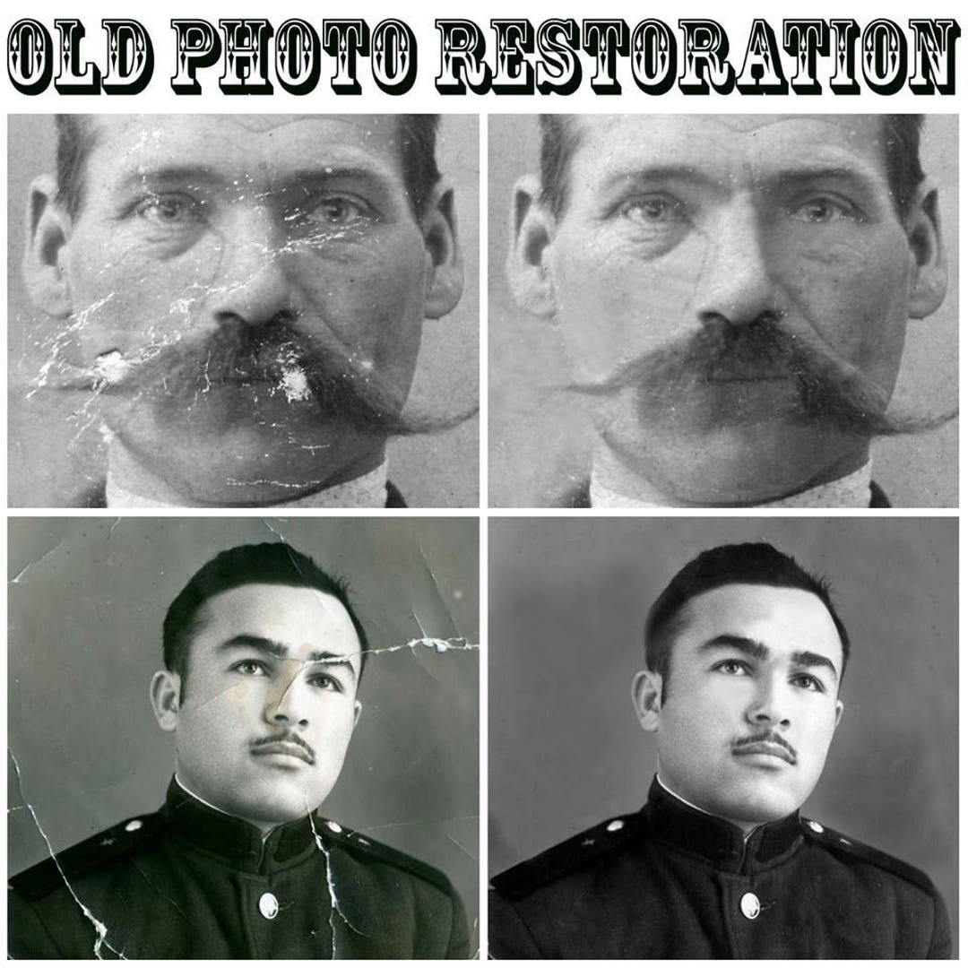 Old Photos That Need Retouching