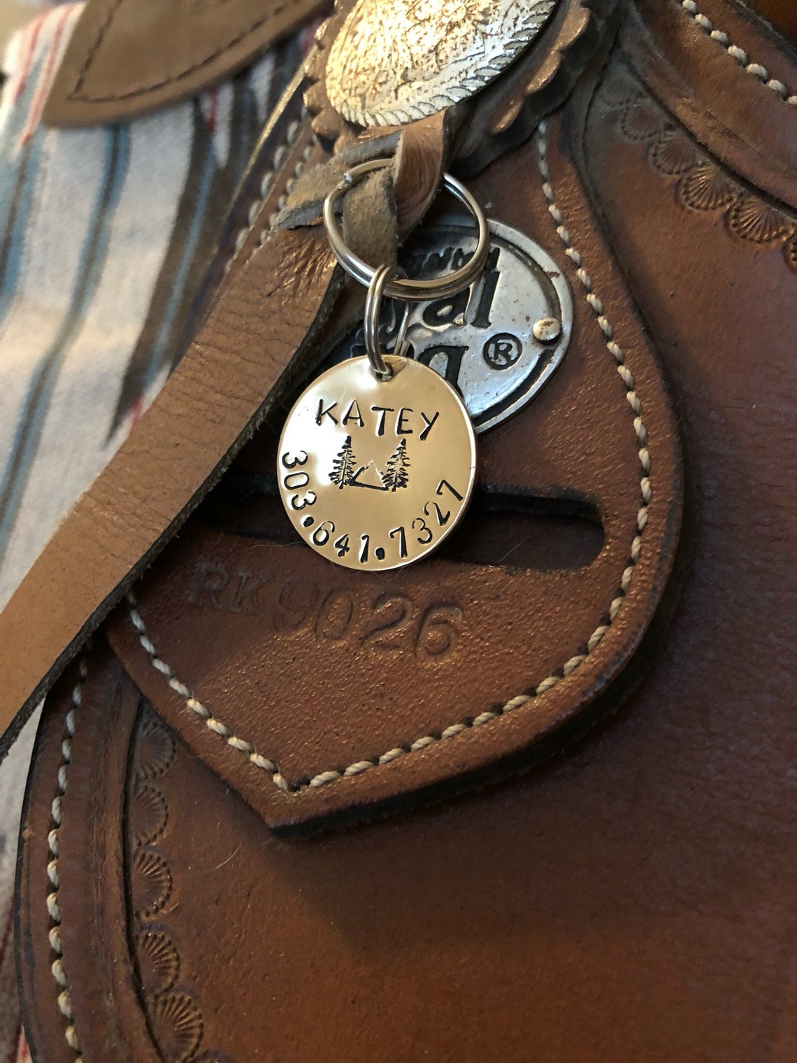 Alpine Saddle Tag - Pet ID Tag/ Bridle Tag/ Saddle Tag/ Halter Tag - Etsy