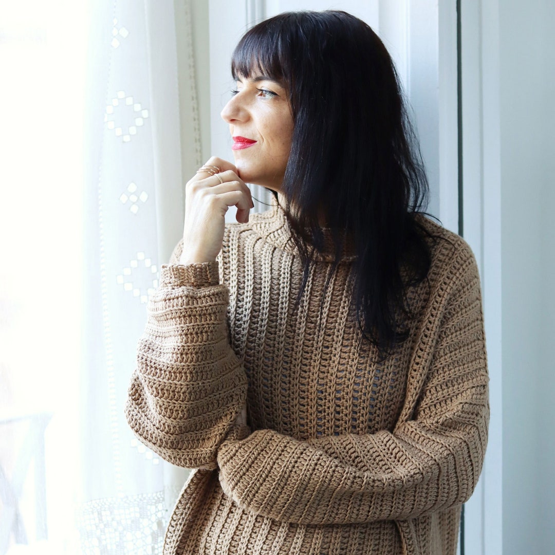 Crochet Pattern, MOLLY Sweater, Women Crochet Sweater Pattern, Crochet ...