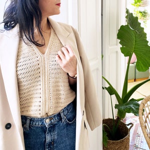 Top Lily. Crochet Pattern. - Etsy