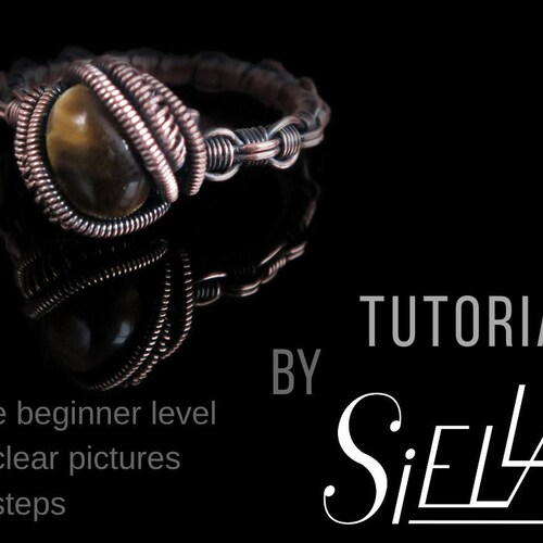 Wire Wrapped Ring Tutorial for Beginnerwire Weaving Chain - Etsy