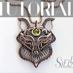 WOLF Head ADVANCED Level Wire Wrapping TUTORIAL, Diy Wire Wrap Animal ...