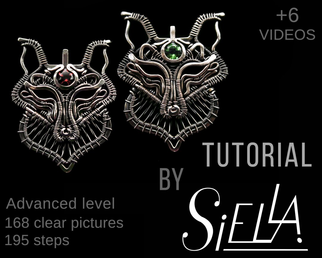 WOLF Head ADVANCED Level Wire Wrapping TUTORIAL, Diy Wire Wrap Animal ...