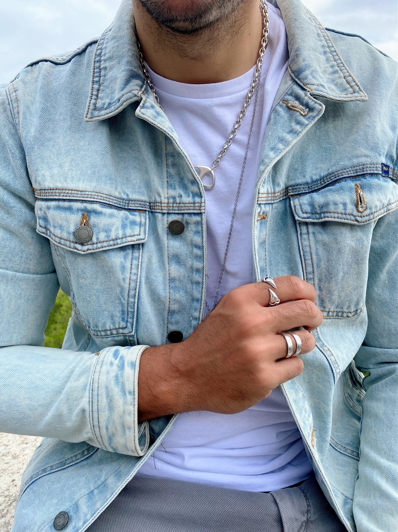 Silver Rings Men Adjustable Rings Mens Rings Mens Jewelry - Etsy