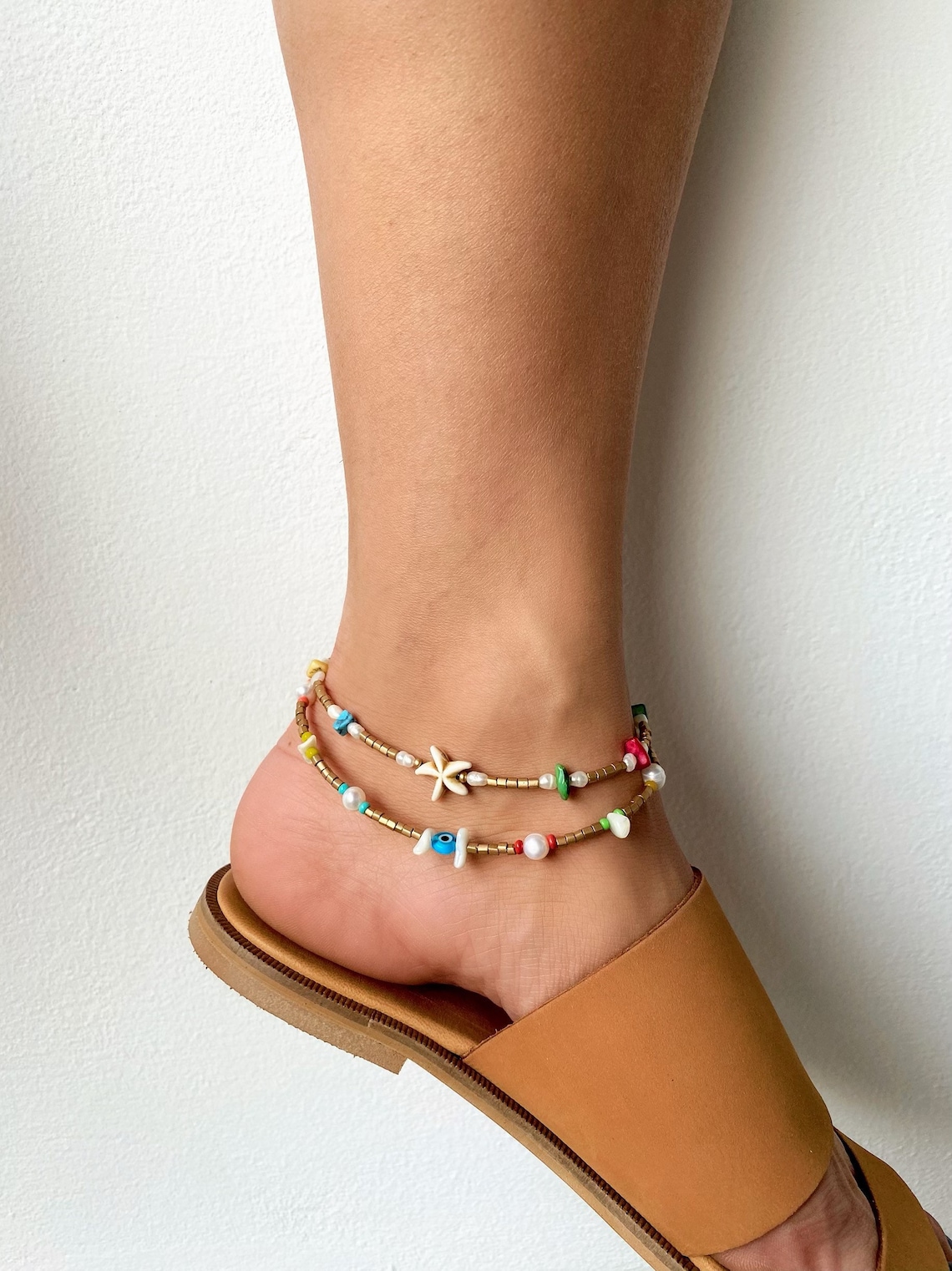 Boho Anklets Adjustable Beaded Anklets Beach Anklets Summer - Etsy