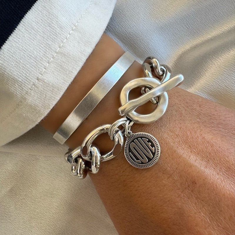 Silver Love Bracelet - Etsy