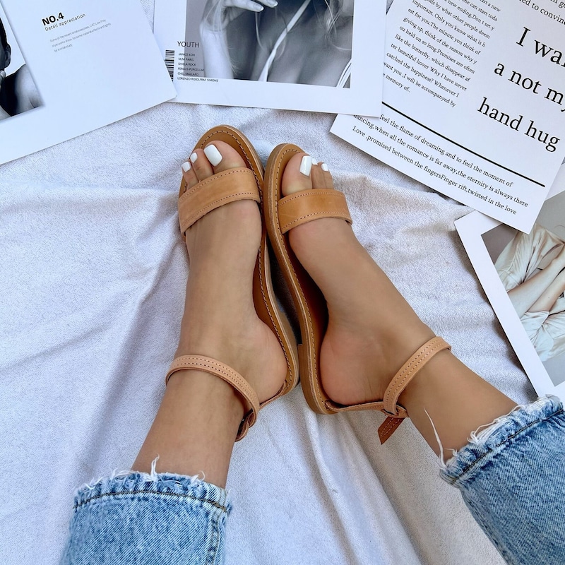 Open Toe Sandals With Jewels - Etsy New Zealand