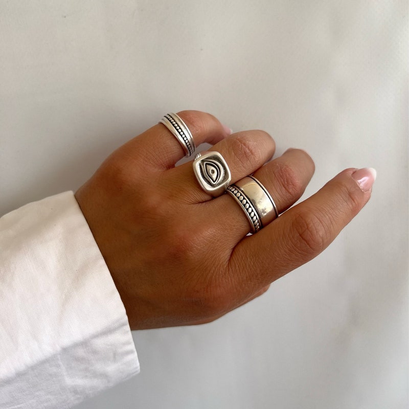 Brass Lovers Eye Ring - Etsy