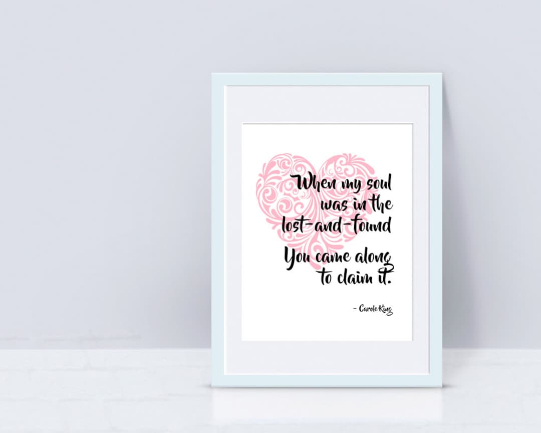 Heart Print Soul Poster Lost and Found Print Heart Print - Etsy