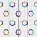 Digital Paper Ribbon Circles 1, Circular Paper Design, Ribbons Digital ...