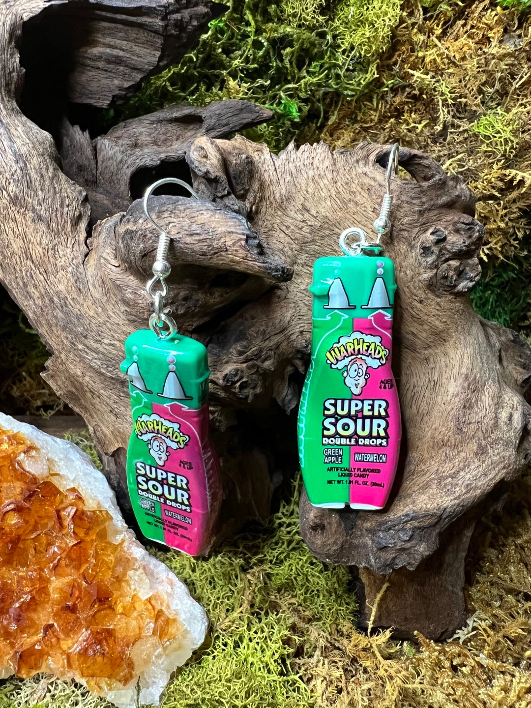 Warheads Super Sour Earrings Mini-brands - Etsy