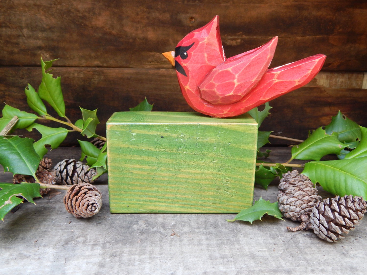 Cardinal Song Block - Etsy