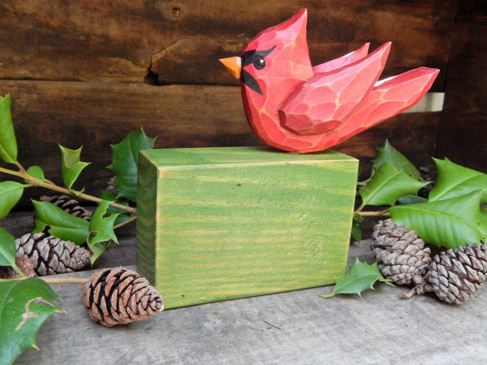 Cardinal Song Block - Etsy