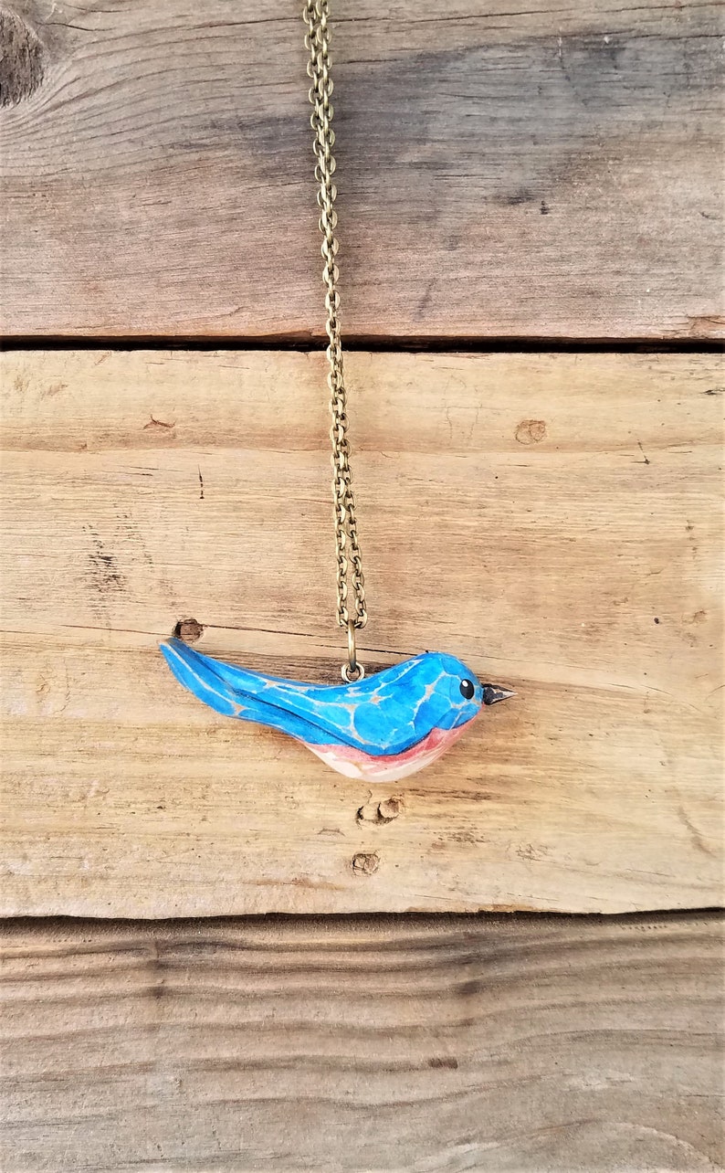 Bluebird Necklace - Etsy