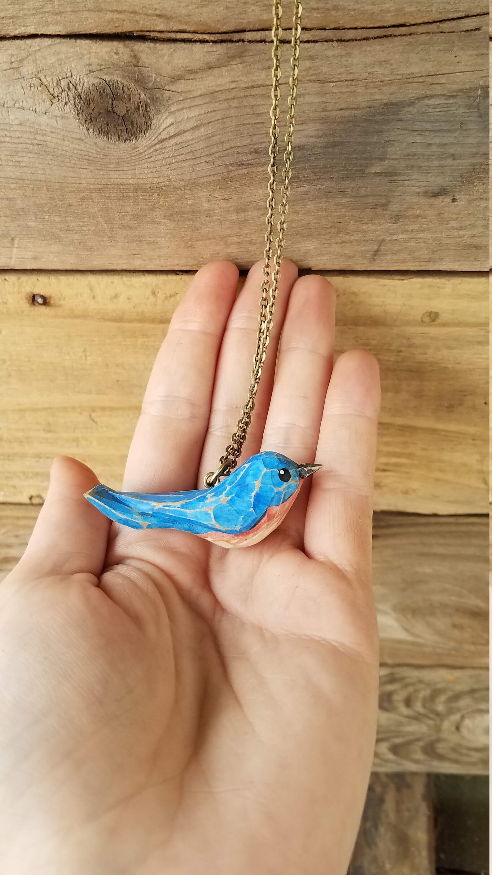 Bluebird Necklace - Etsy