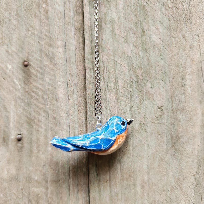 Bluebird Necklace - Etsy