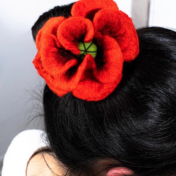 Felt Hair Accessory - Etsy