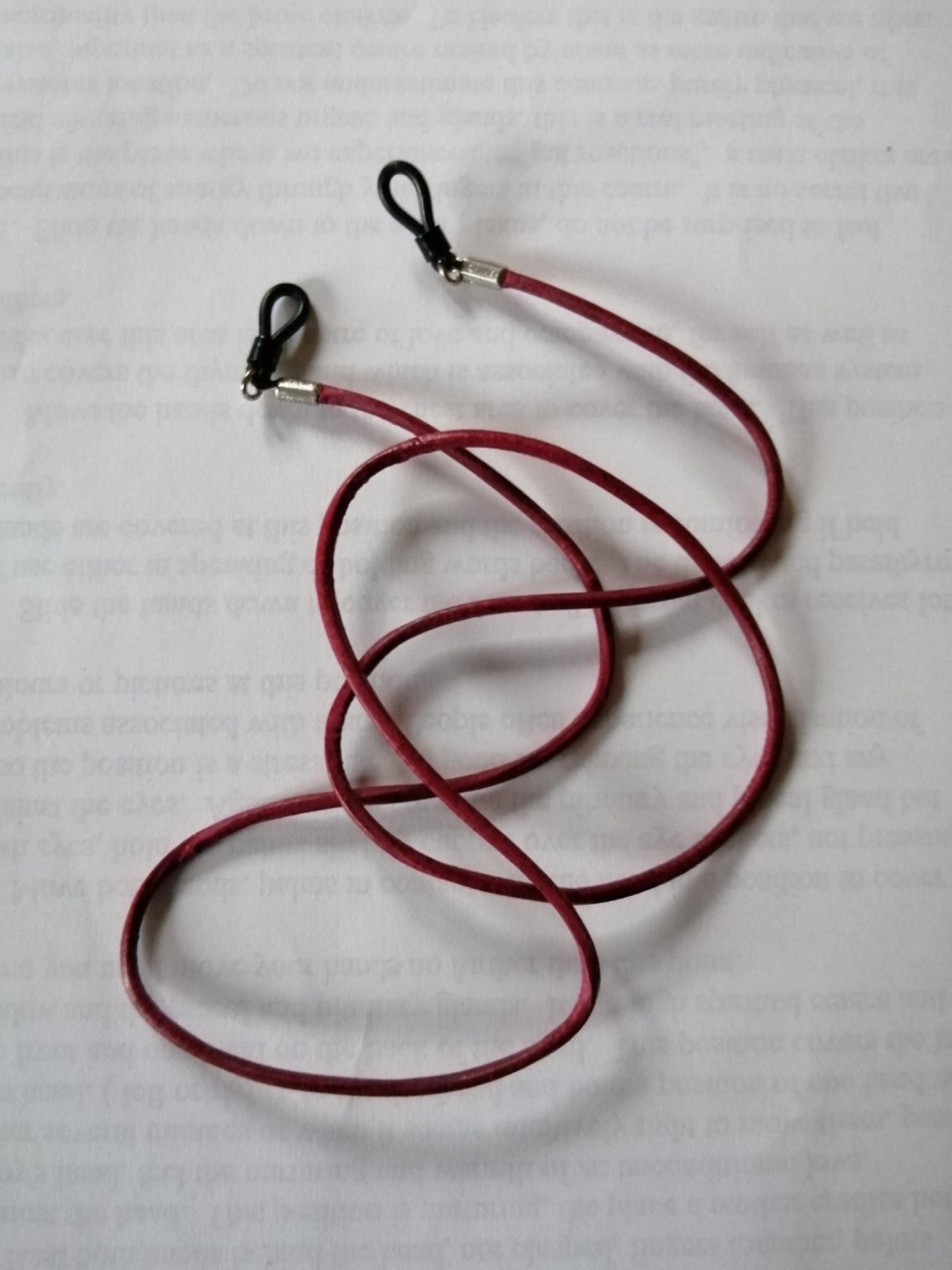 Bordeaux - Burgundy Leather Sunglass/spectacle Cord - Etsy