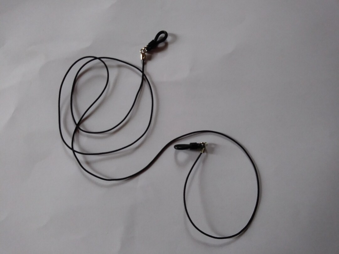 Stretchy Sunglass/spectacle Cord in Black - Etsy