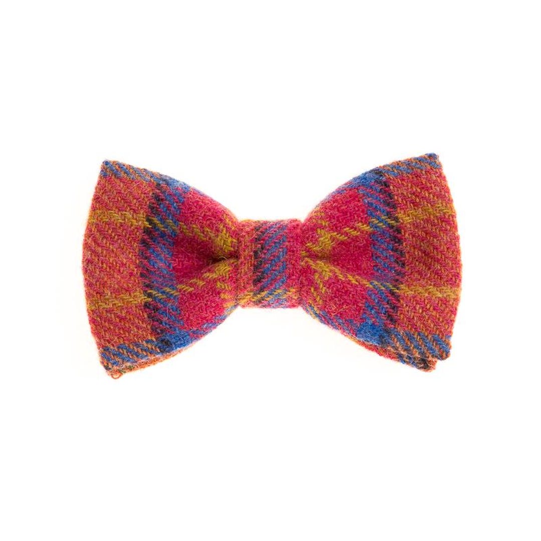 Irish Donegal Tweed Wool Bow Tie | Made in Ireland | Summer Bloom - Etsy