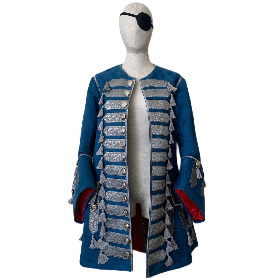 Pirate Coat the Pirate Outfitters CUSTOM SHOP Tesoro Suede SMALL ...