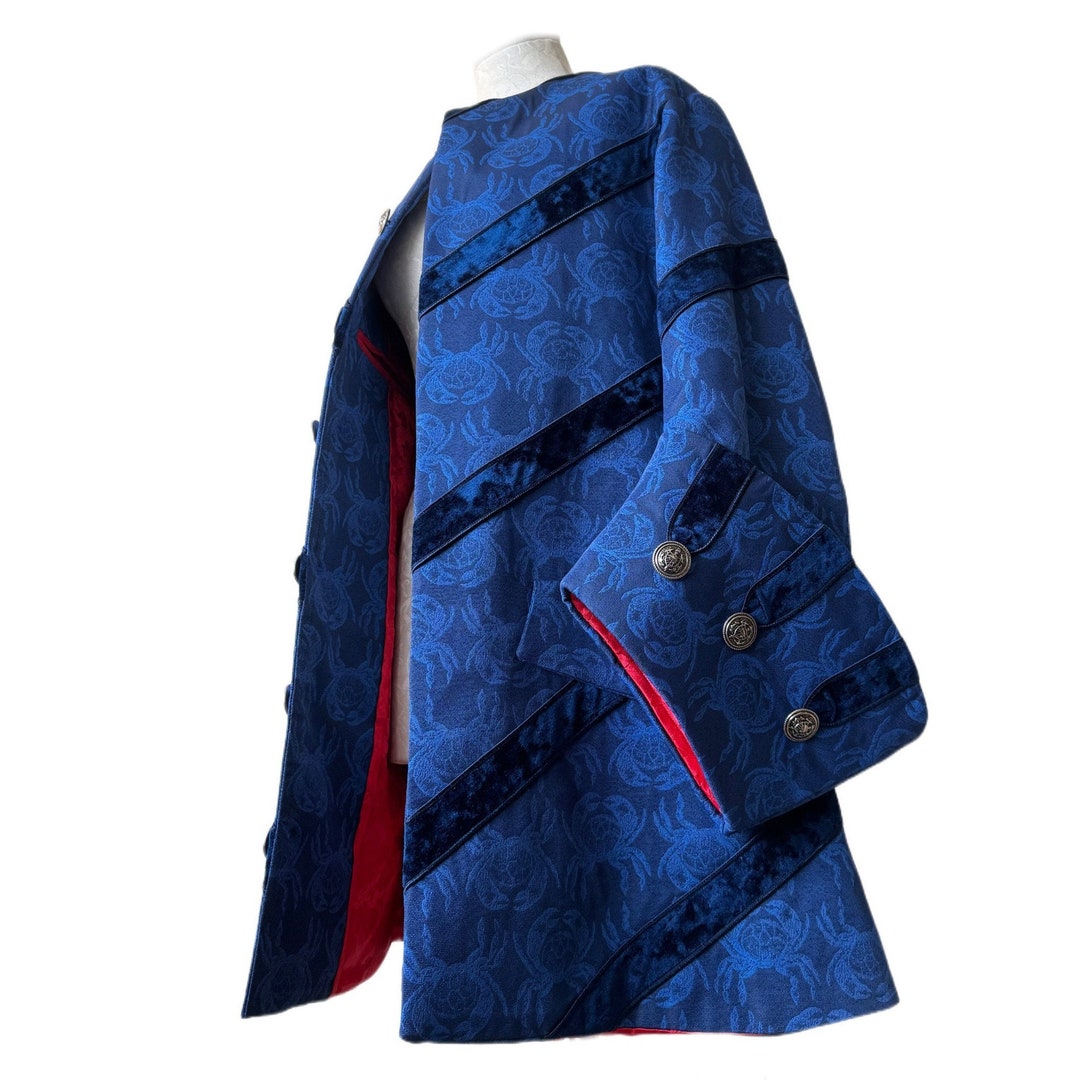 Pirate Coat CUSTOM SHOP Tesoro MEDIUM Sailing Jacket Baroque Overcoat ...