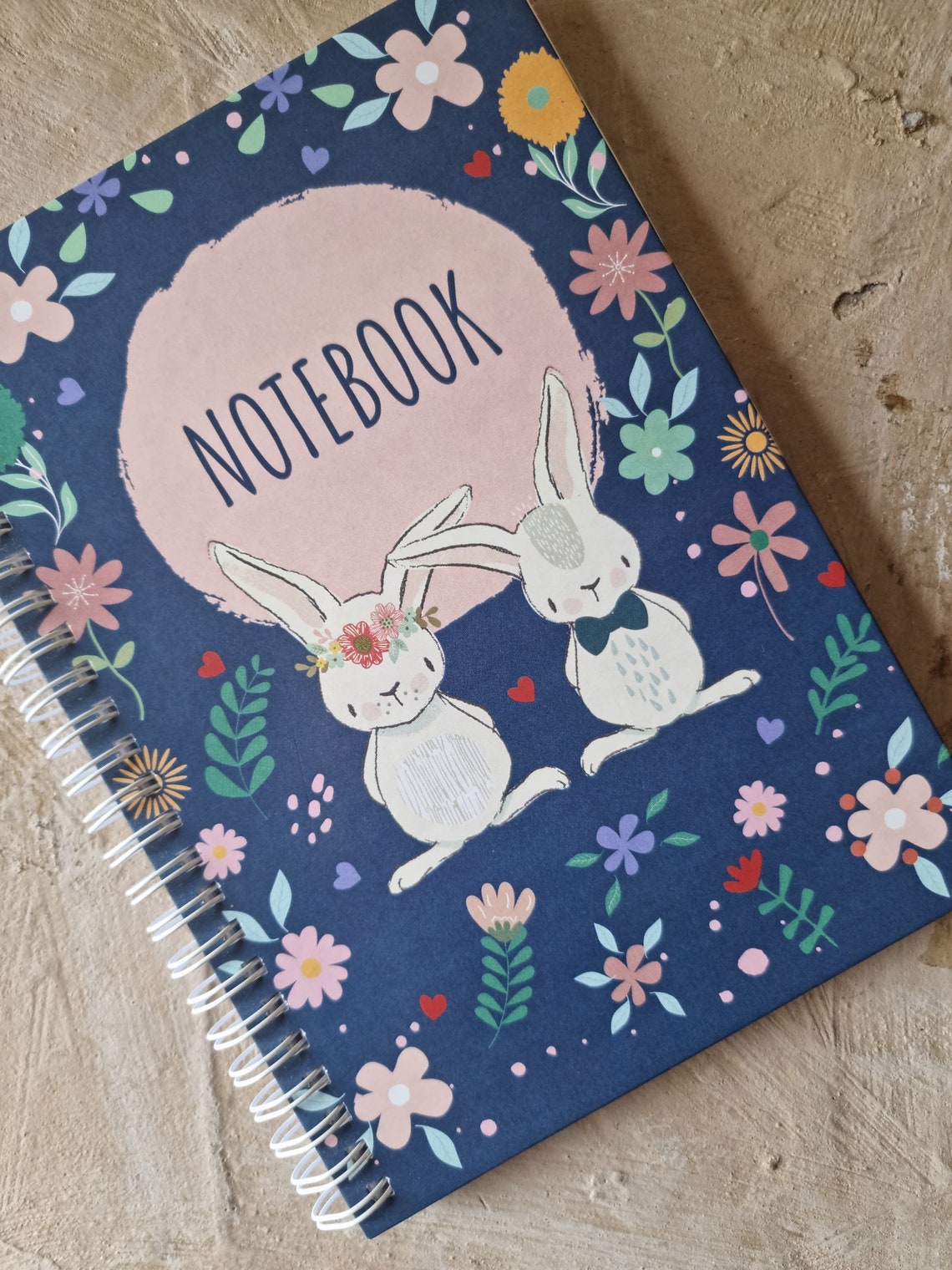 Printable A5 Bunny Notebook PNG - Etsy