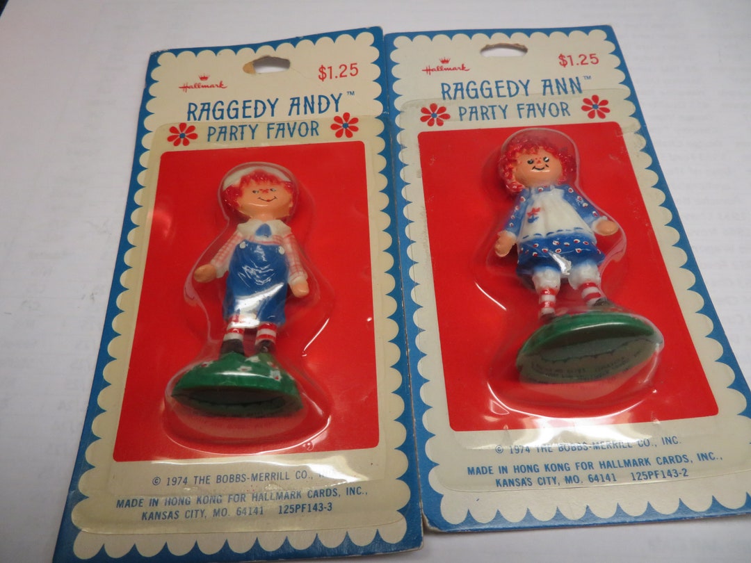 Vintage Hallmark Raggedy Ann & Andy Party Favors - Etsy