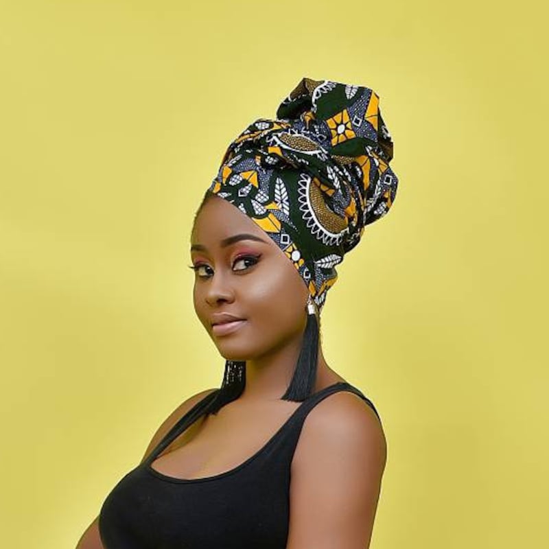 African Head Scarf - Etsy