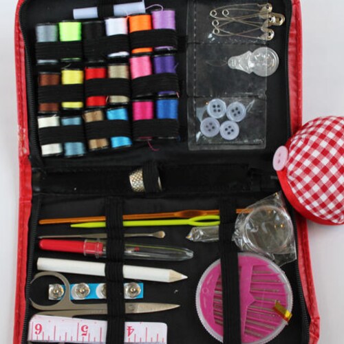 SEWING KIT for Adult Girls Mini Sewing Kit Spools of Thread | Etsy