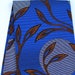 Royal Blue African Print Fabric | 6 Yards Ankara Fabric - Etsy